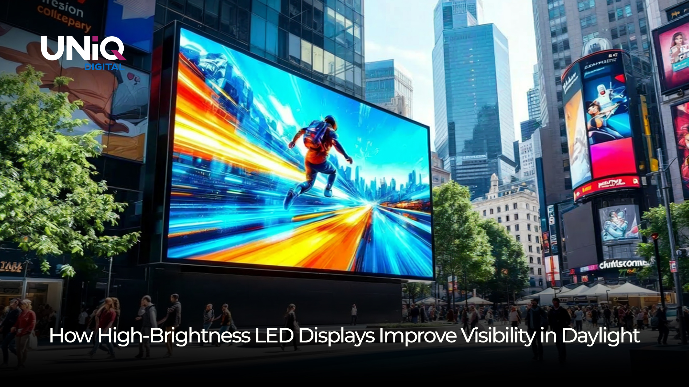 How High-Brightness LED Displays Improve Visibility in Daylight